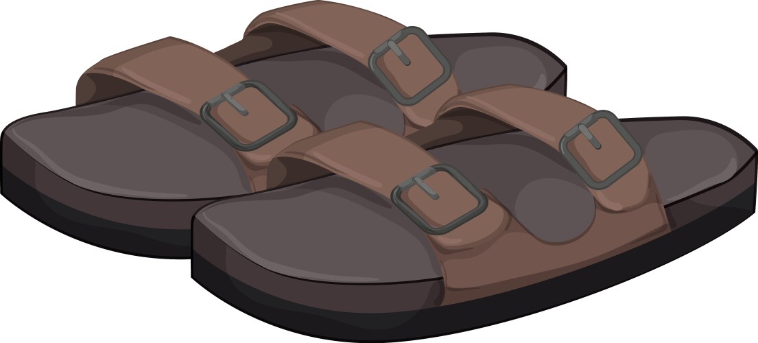 Sandals icon cartoon style Royalty Free Vector Image