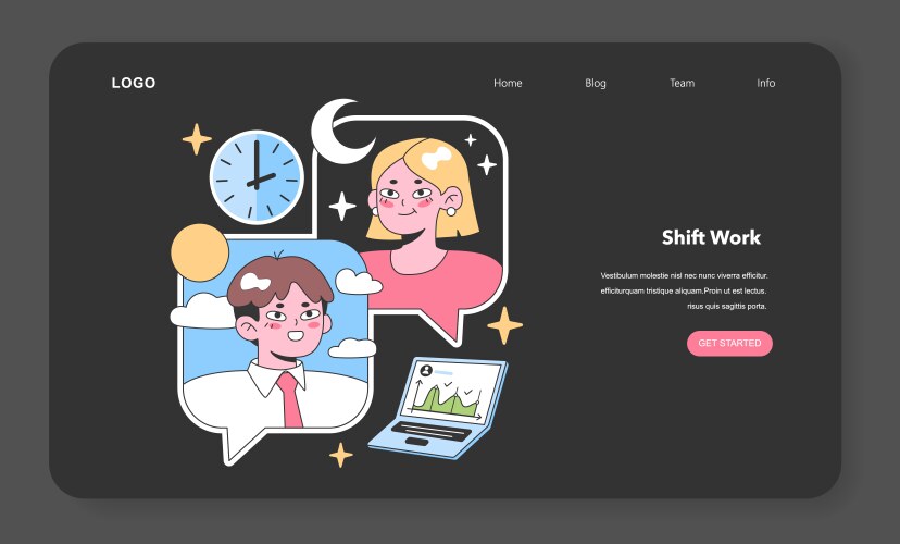 Shift Work Vector Images (over 1,300)