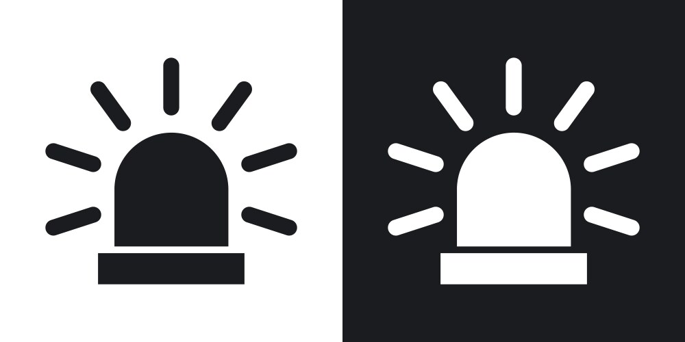 Led icon set on white background Royalty Free Vector Image