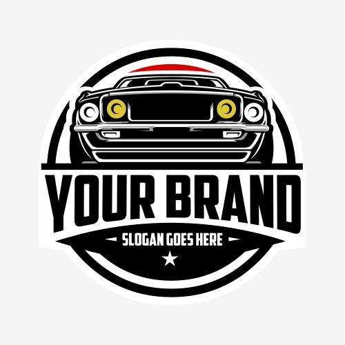 Car logo emblem Royalty Free Vector Image - VectorStock