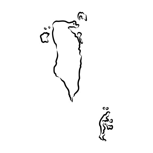 Bahrain Map Outline Vector Images (over 310)