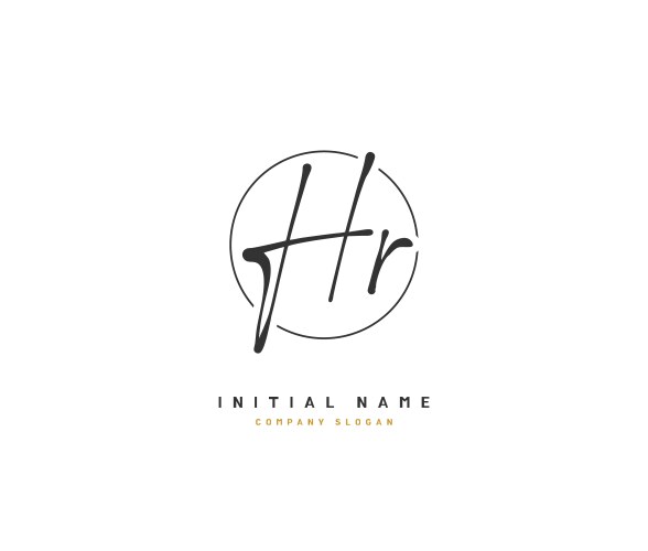 Pa initial wedding monogram logo Royalty Free Vector Image