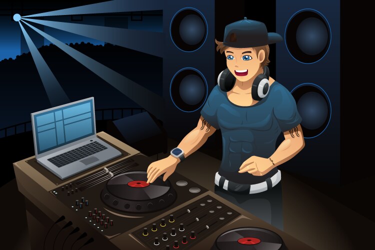 Dj Drawing Vector Images (over 3,100)