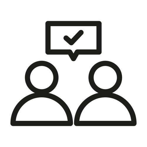 Conversation Two People Icon Vector Images (over 1,700)