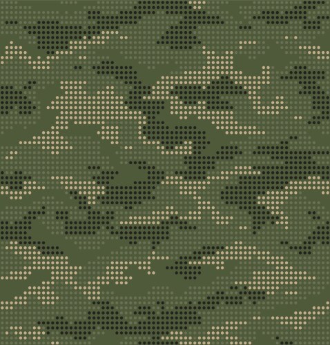 Octagon camouflage seamless pattern white gray Vector Image