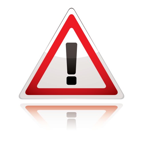 Red Triangle Exclamation Mark Vector Images (over 2,300)