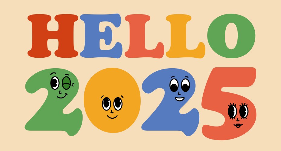 Hello 2025 Vector Images (over 130)