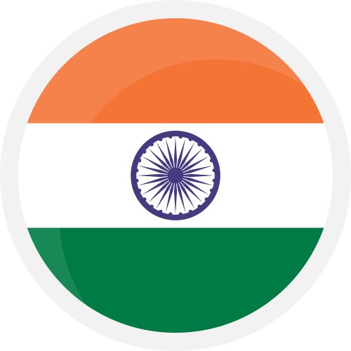 Round Circle Flag India Vector Images (over 960)