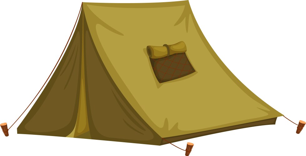 Cartoon tent Royalty Free Vector Image - VectorStock