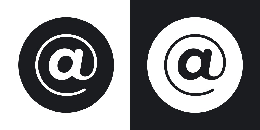 Email Logo Black and White Vector Images (over 10,000)