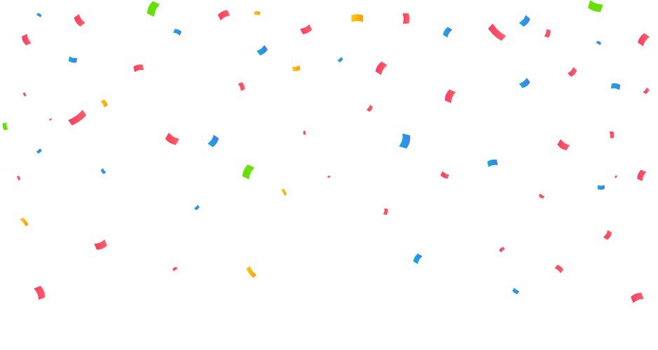Confetti Party Background Royalty Free Vector Image