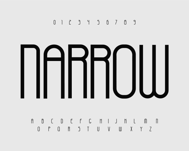 Tall Font Vector Images (over 2,200)