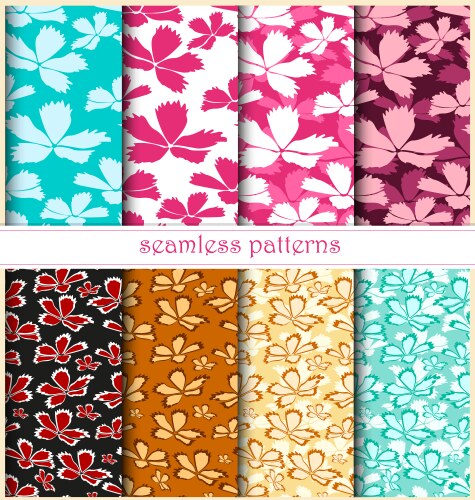 Vintage romantic seamless Royalty Free Vector Image