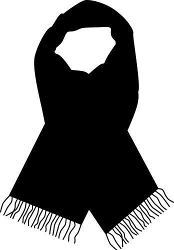 Scarf Black and White Vector Images (over 28,000)