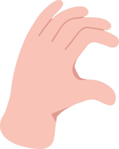 Hand taking something Royalty Free Vector Image