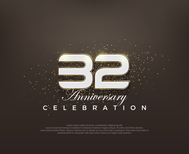 Number 32 Vector Images (over 1,100)