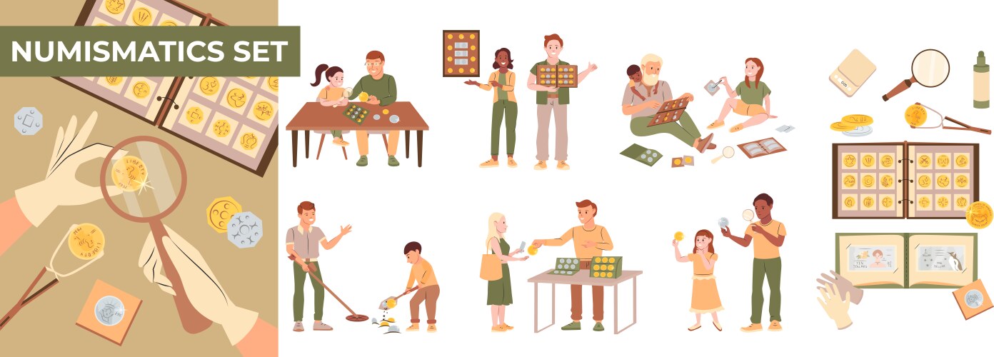 Peer pressure concept set people of various age Vector Image