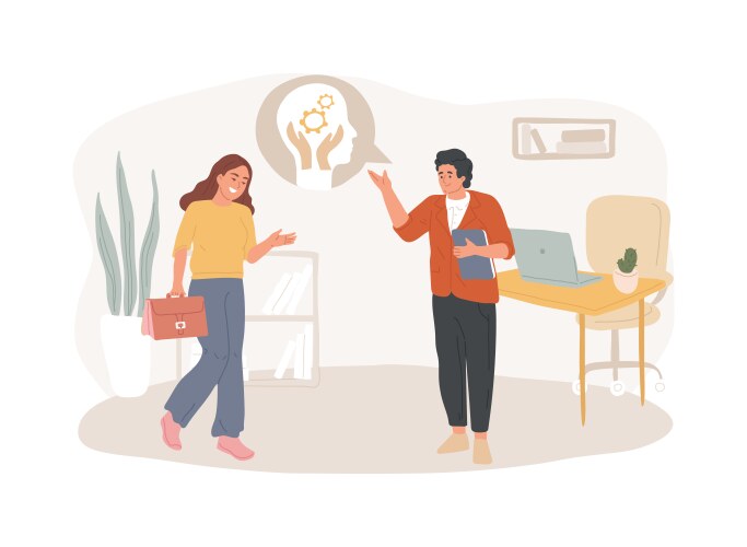 Psychological safety abstract concept Royalty Free Vector