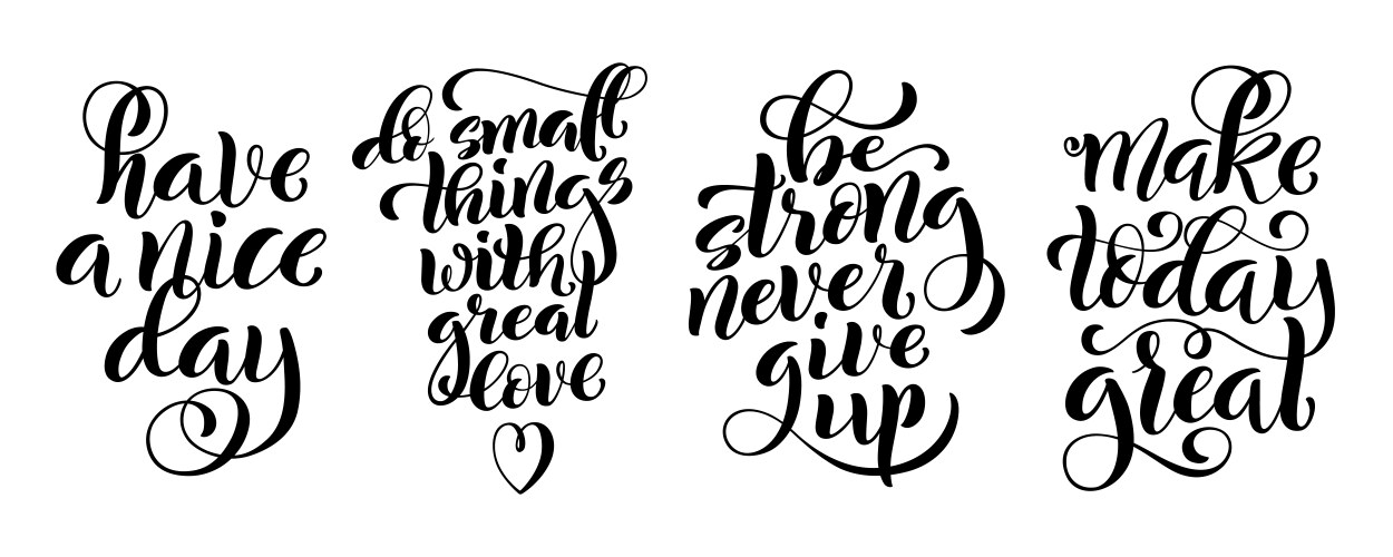 Always believe in yourself inspirational quotes Vector Image