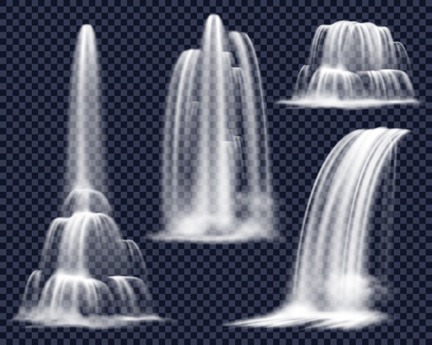 Waterfall Royalty Free Vector Image - VectorStock
