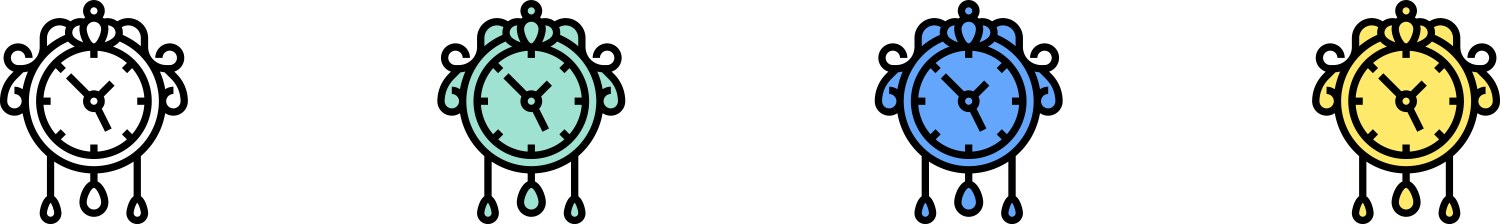 Clock Outline Vector Images (over 110,000)