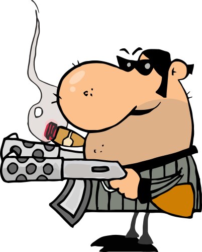 Gangster drawing gang Vector Images & Graphics for Commercial Use ...