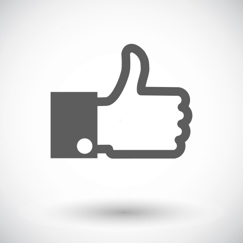 Like it and dislike symbol button isolated Vector Image