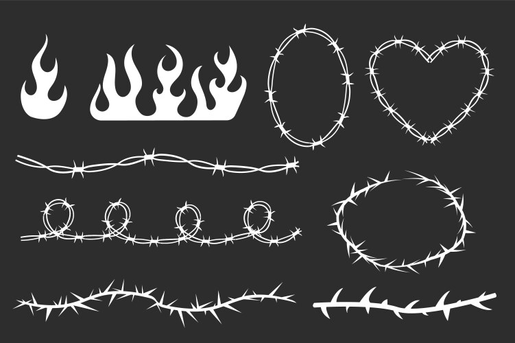 Border frame emo Vector Images & Graphics for Commercial Use | VectorStock