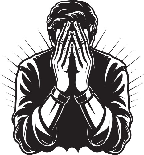 Praying Man Silhouette Vector Images (over 2,600)