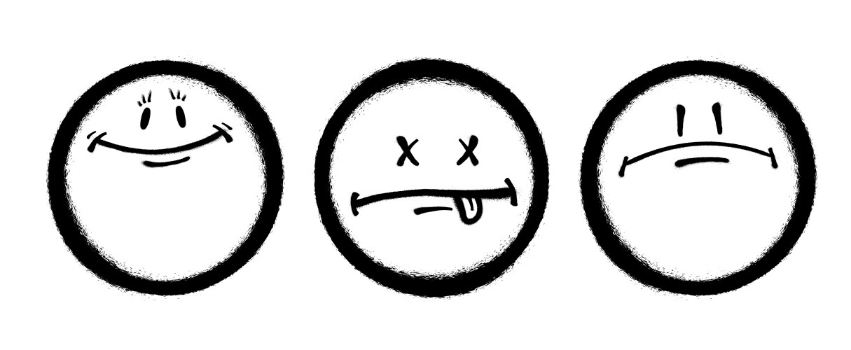 Urban graffiti lettering text - i m dead Vector Image