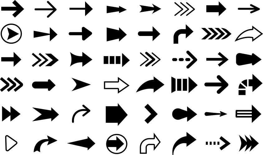 Arrow Black and White Vector Images (over 510,000)