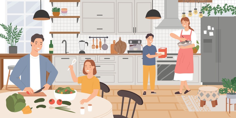 Family Dinner Cartoon Vector Images (over 5,900)