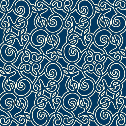 Blue Swirl Wave Pattern Royalty Free Vector Image