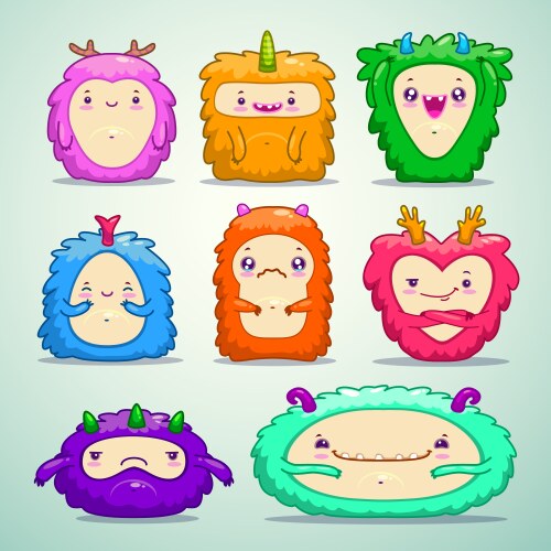 Kids Monsters Vector Images (over 41,000)