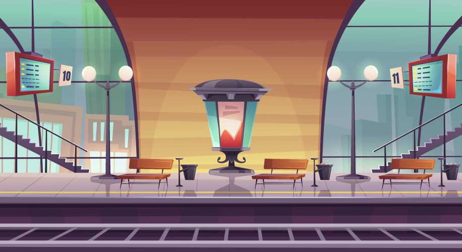Cartoon Railway Station Vector Images (over 3,000)