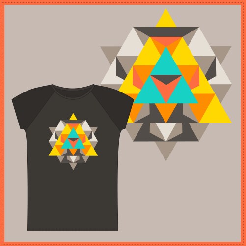 Unique geometrical design Royalty Free Vector Image