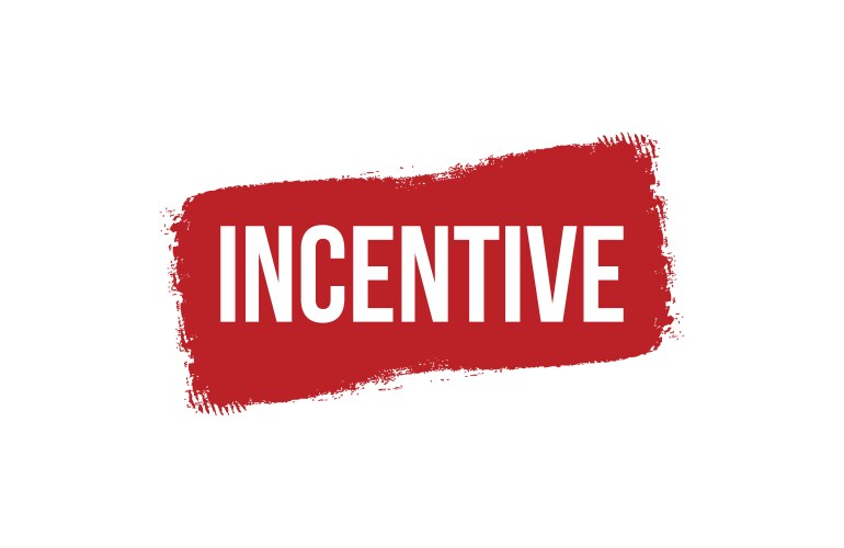 Brush style insight red banner design on white Vector Image