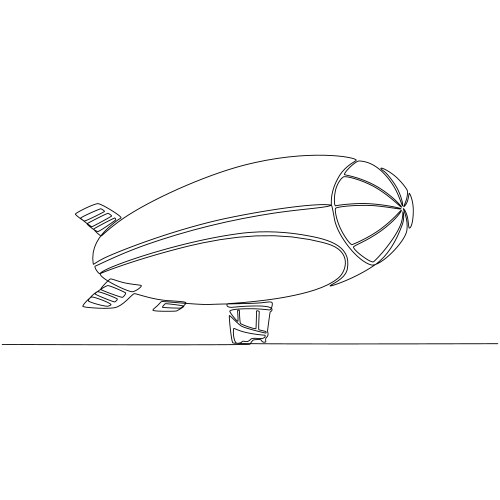 Airship drawing Vector Images & Graphics for Commercial Use | VectorStock