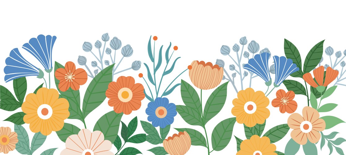 Floral Bottom Border Vector Images (over 300)