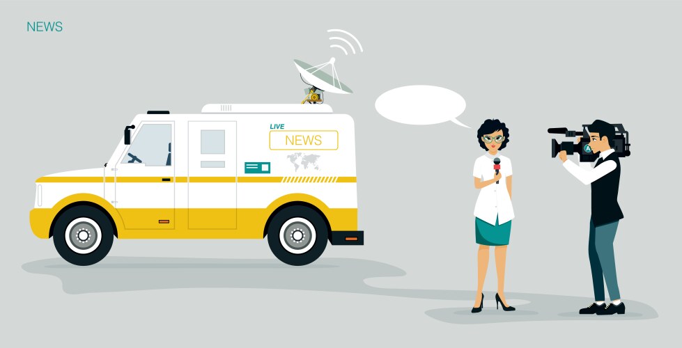 Press reporter id card template Royalty Free Vector Image