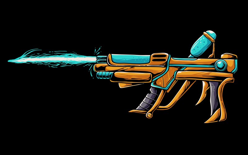 Cartoon Gun Vector Images (over 32,000)