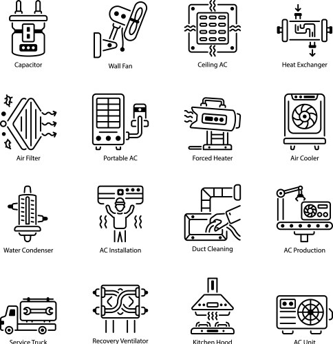 Hvac Icons Vector Images (over 4,700)