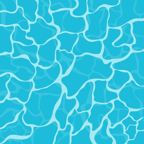 Seamless pattern of blue swimming pool water Vector Image