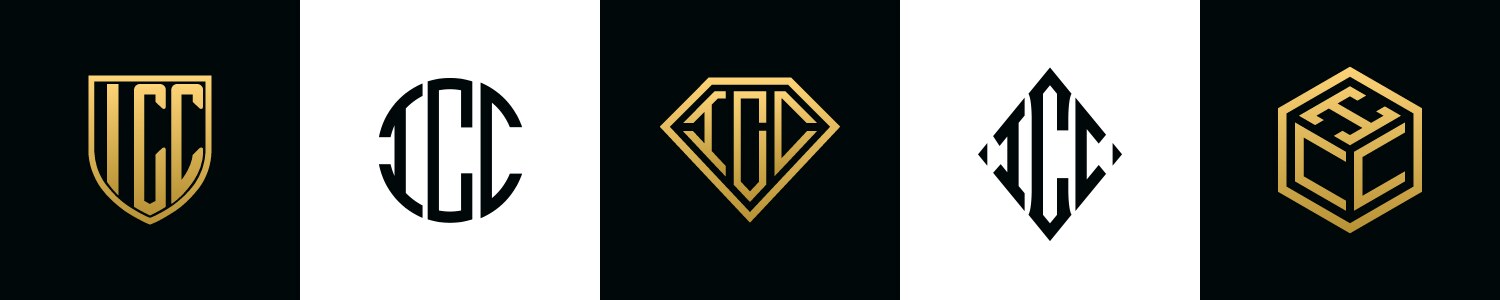 Initial letters jea logo designs bundle Royalty Free Vector