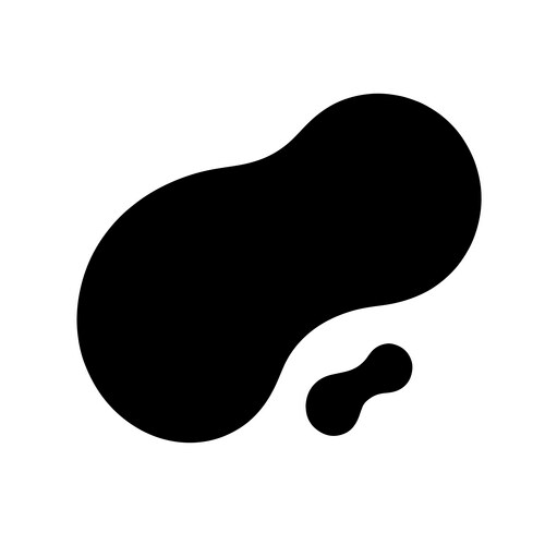 Peanut black and white Vector Images & Graphics for Commercial Use ...