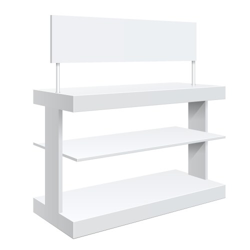 Retail Trade Stand Banner Mockup Royalty Free Vector Image