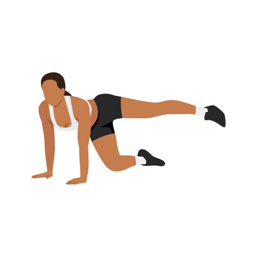 Glute Kickback Vector Images (24)