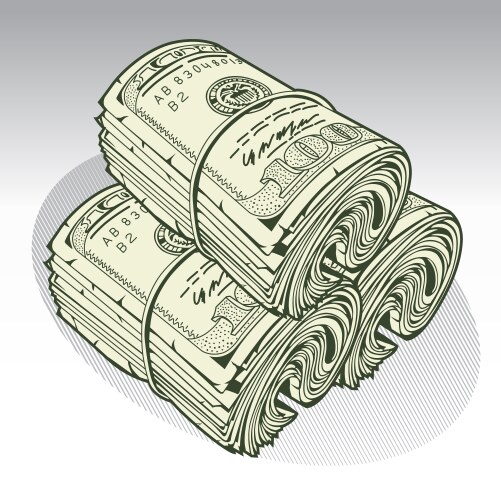 Money Roll Drawing Money Stack Drawing Art Tutorial For Beginners