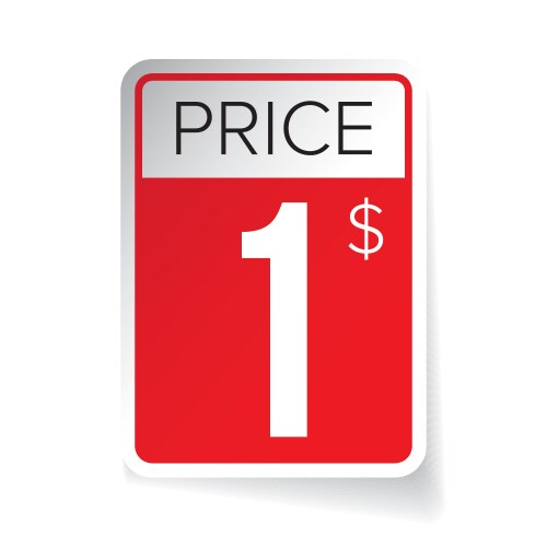 Price tag labels set Royalty Free Vector Image