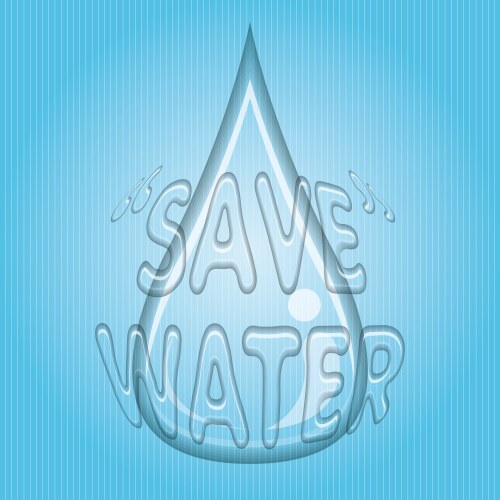 Water type font liquid letters set Royalty Free Vector Image